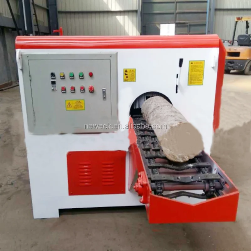 Neweek With Conveyor Round Wood Cutting Timber Multi-blade Sawmill ...