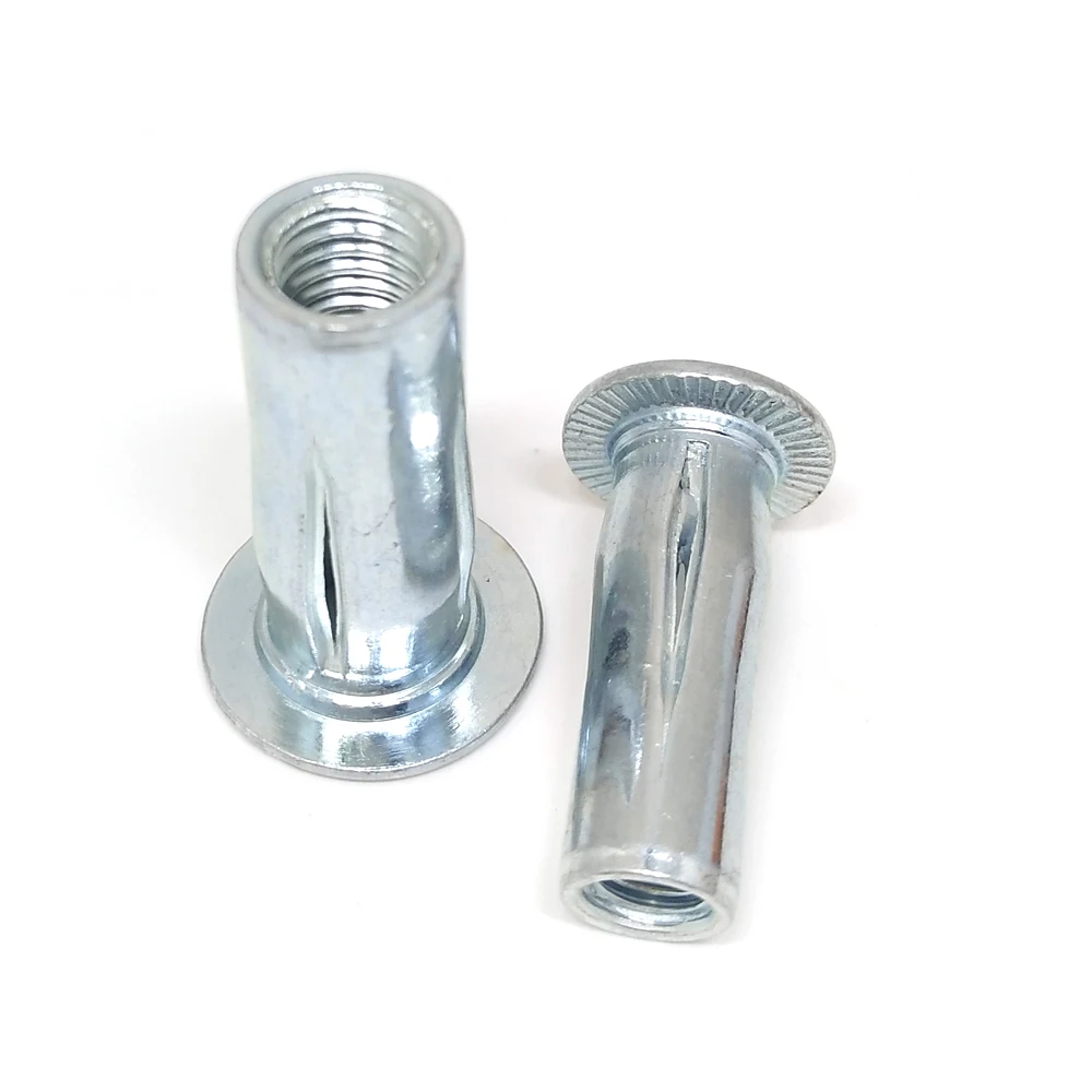 M6 M8 M10 Steel Galvanized Pre Bulbed Cross Insert Rivet Nut Rivnuts ...