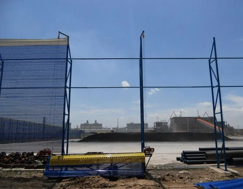 Coal Yard Frp Wind Dust Wall Fence/ Railway Anti Wind Dust Fence - Buy ...