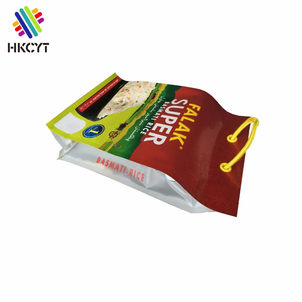 10kg Basmati Rice Packaging Bag /stand Up Pouch With Zipper For ...