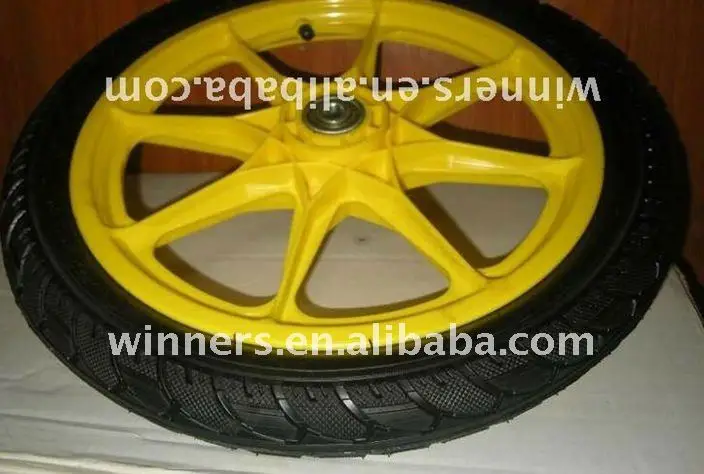 8 Spokes Bike Trailer Plastic Wheel 20" - Durable & Versatile