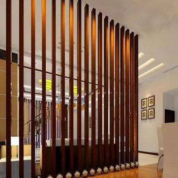 Pvc Composite Material Timber Tubes As Partition Decoration Wall - Buy ...