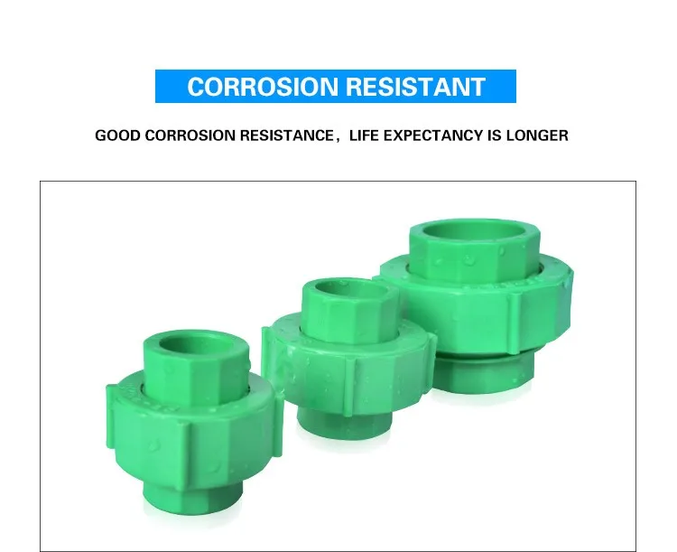 China suppliers Full size PPR fittings PPR Union combination pipe accessories all types of ppr ...