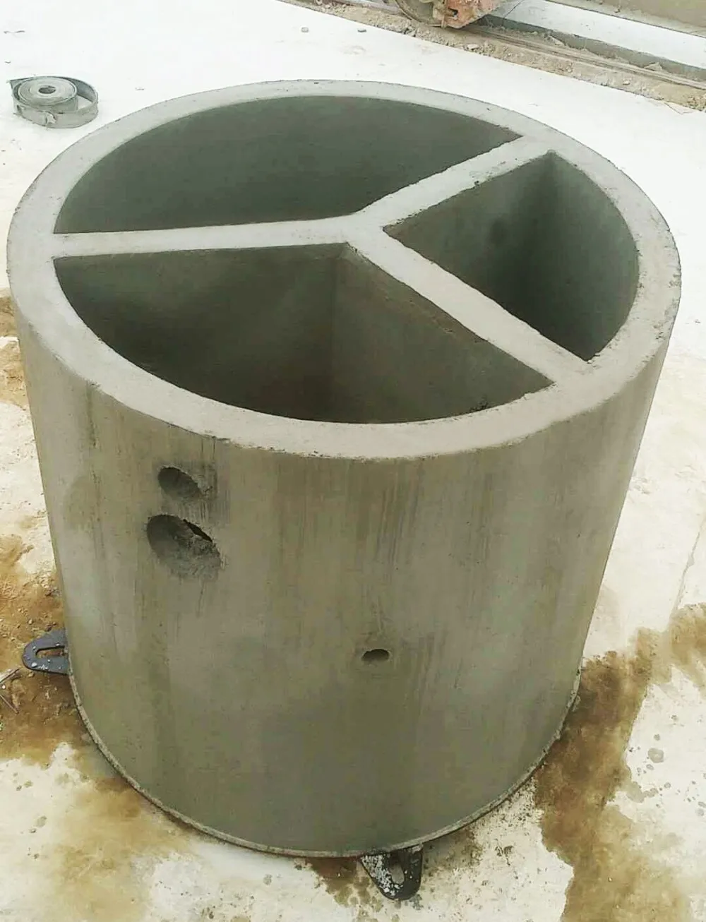 Durable Precast Concrete Septic Tank Mold - 10 Year Life
