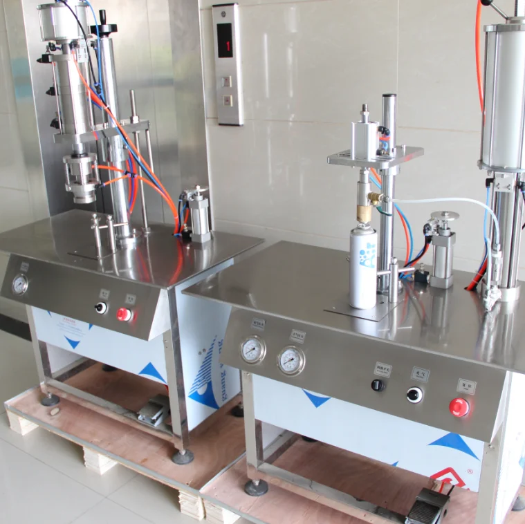 CJXH-1600G Bag on Valve Aerosol Filling Machine Medical and Water Based ...