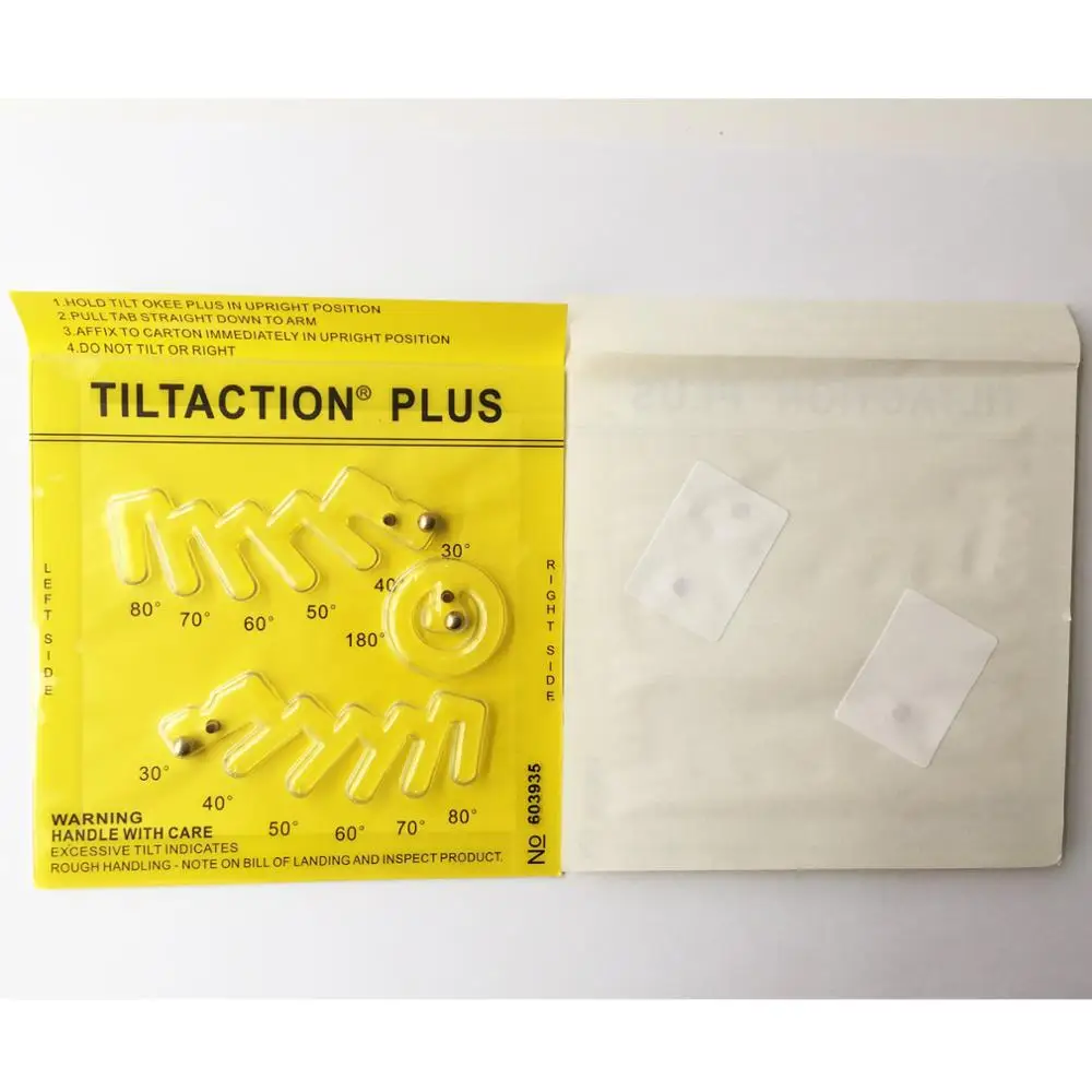 Tilt Sealed Indicator Stickers - Ensure Safe Electronics Shipping