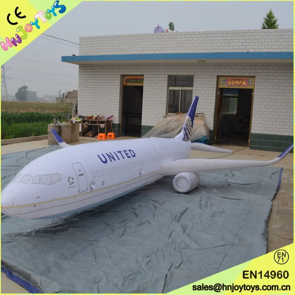 Giant Advertising Inflatable Airplane Plane Replicas Airship Inflatable ...