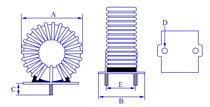 Wire Wound Toroidal Core Common Mode Choke Inductor 2mh - Buy Common ...