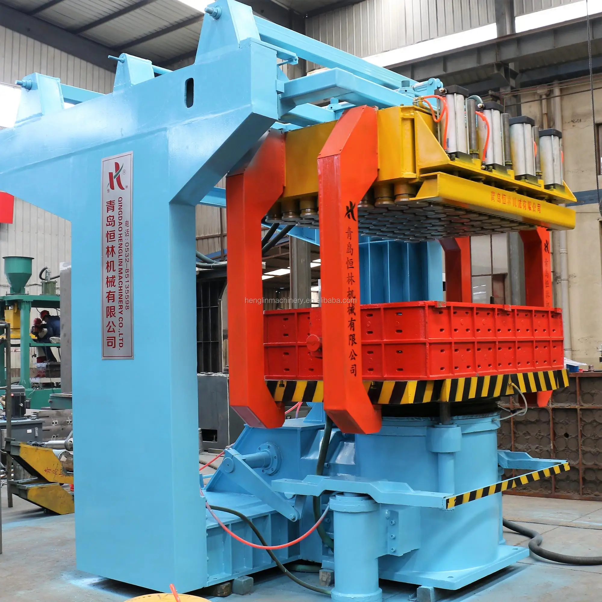 Manhole Cover Production Machine - Multi Contact Compaction