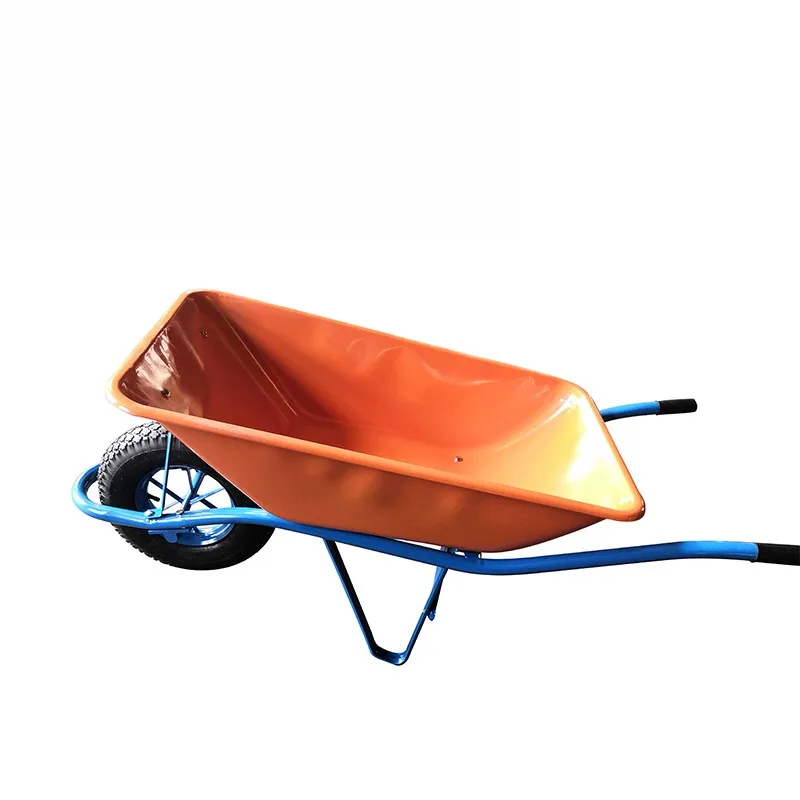 Stamped Steel Tray Structural Steel Frame Single-wheel Ft Wheelbarrow ...