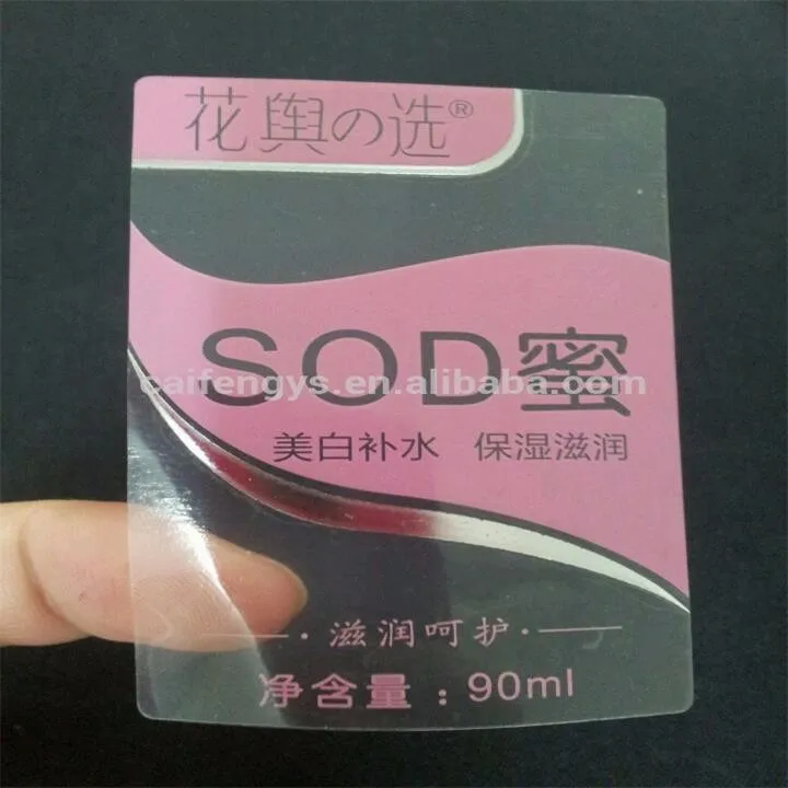 Clear Sticker,Polypropylene Label Sticker,Transparent Pvc/pp/pet ...