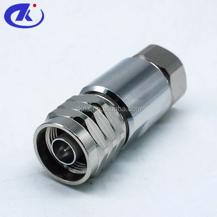 N Straight Male Plug Connector for 1/2" Superflex Cable Clamp Type ...