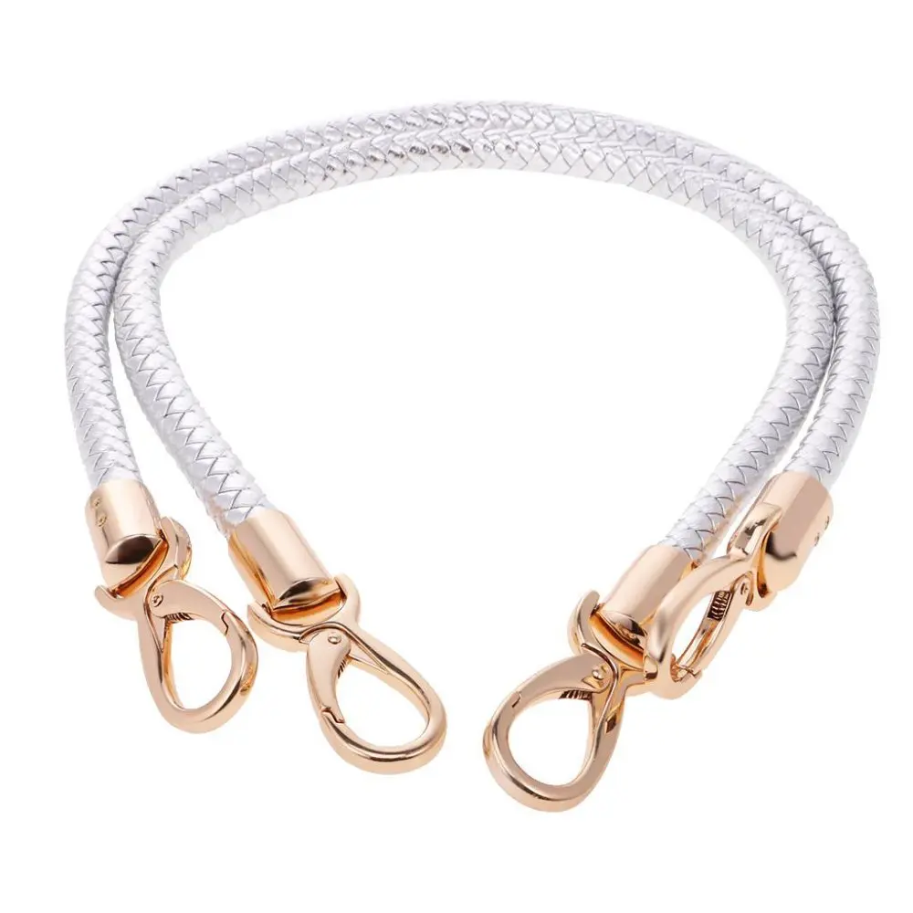 High Quality Pu Leather Braided Rope Bag Handles Detachable Shoulder ...