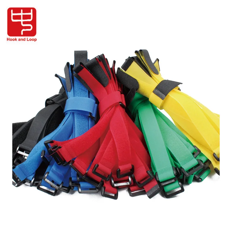 Wholesale Colorful Nylon Adjustable Hook And Loop Strap - Buy Hook And ...