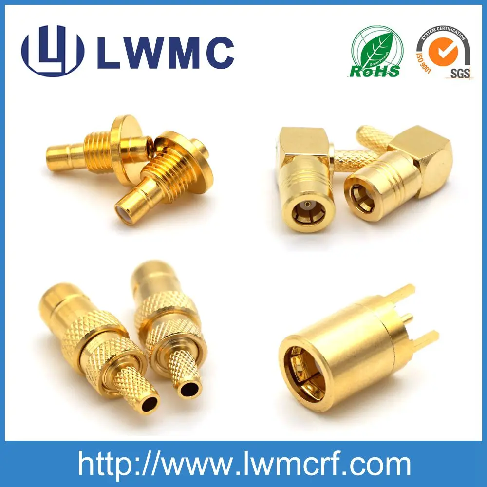 Smp Max Male Plug Rf Connector For Pcb Mounting - Buy Smp Max Male Rf ...