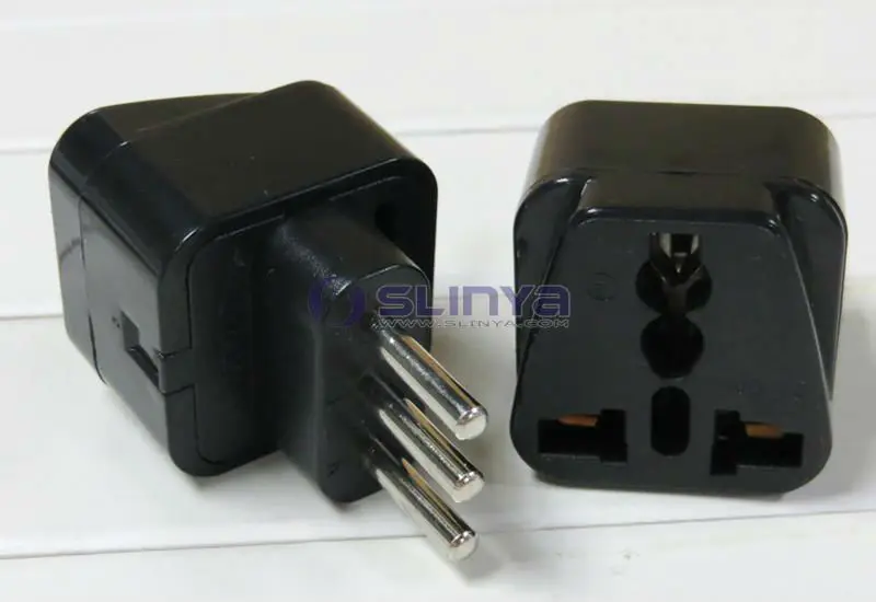 2 In 1 Type L Plug 3 Pin Italy Plug With Copper Material - Buy 3 Pin ...