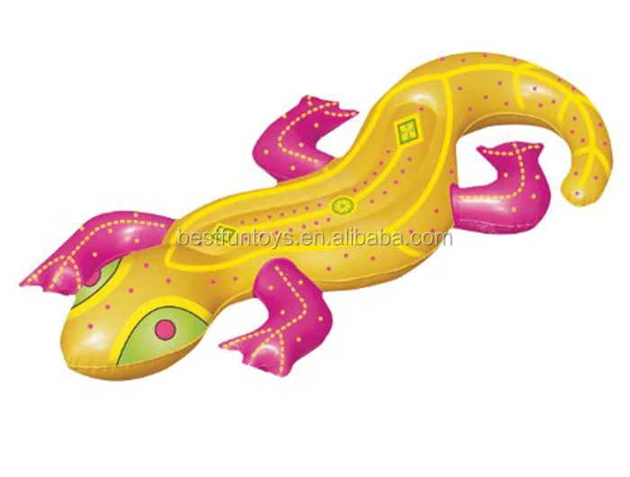 Top Quality Vinyl Inflatable Lounge Lizard Stable Ride-on Pool Float ...