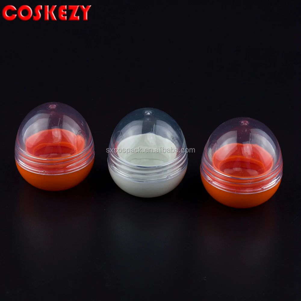 Wholesale Empty Plastic 10g Lip Balm Container With Clear Lid,Mini ...
