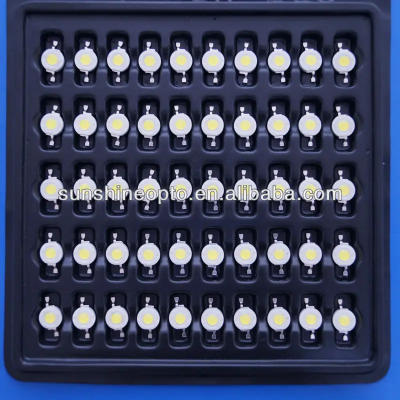 1W High Power LED - 45mil Chip, 3V, 50000 Hours Lifespan
