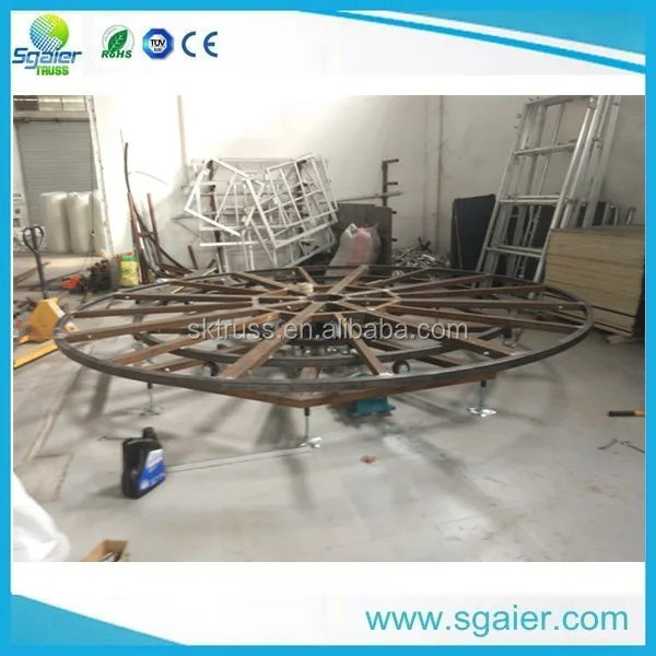 Escenario giratorio de 360 grados, escenario de espectáculo de coche ...