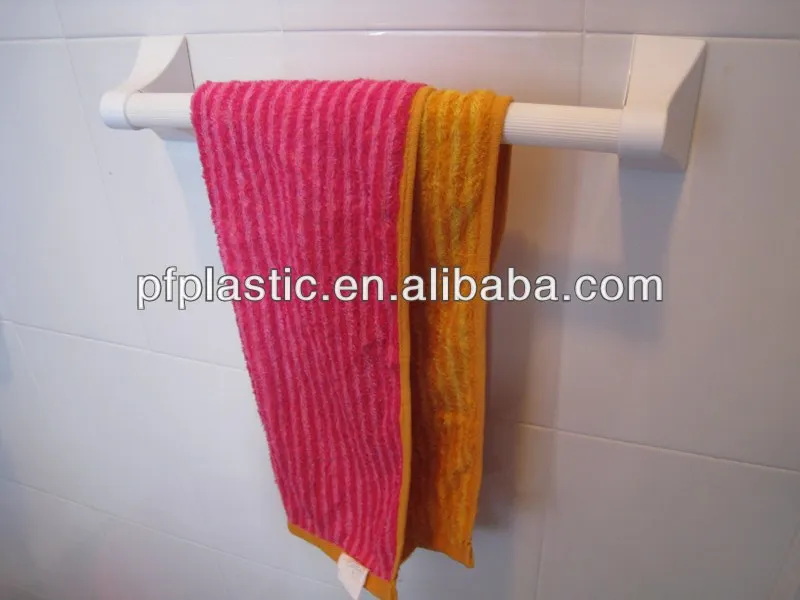 Self Adhesive Bathroom Plastic Towel Rail Towel Bar - Buy Towel Rail ...