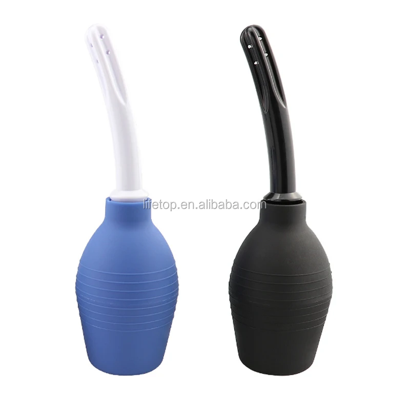 Hot Sale Black Blue Anal Douche Medical Rubber Vaginal Douche - Buy ...