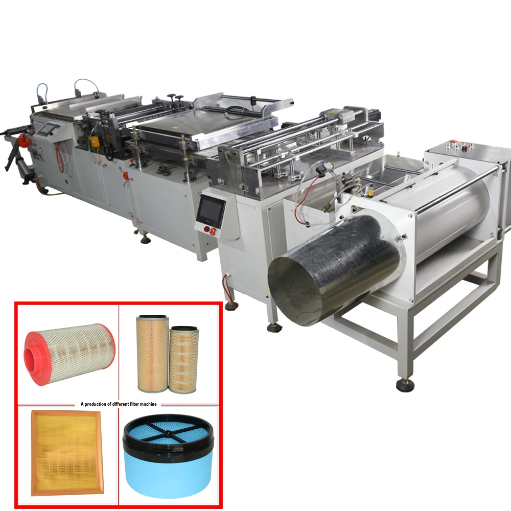 Hepa Air Filter Mini Pleating Production Line - Zzhg-4a-7