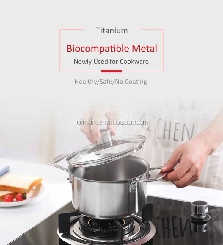 Titanium Pots and Pans Set - Durable and Versatile Cookware