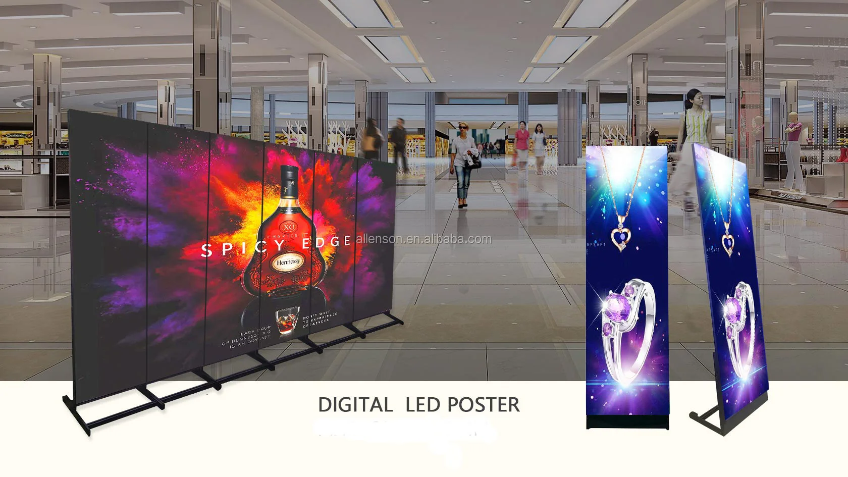 Smart Digital Indoor Led Mirror Display P2.5 Led Poster Screen - Buy P2 ...