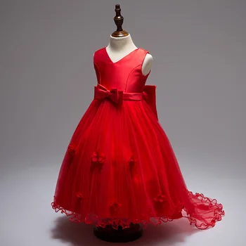 Alibaba Express Wedding Dress Kid Cotton Frocks Designs Floral Long ...