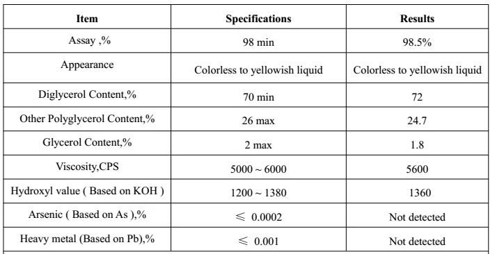 Factory Supply High Quality Diglycerol Cas No:59113-36-9 Molecular ...