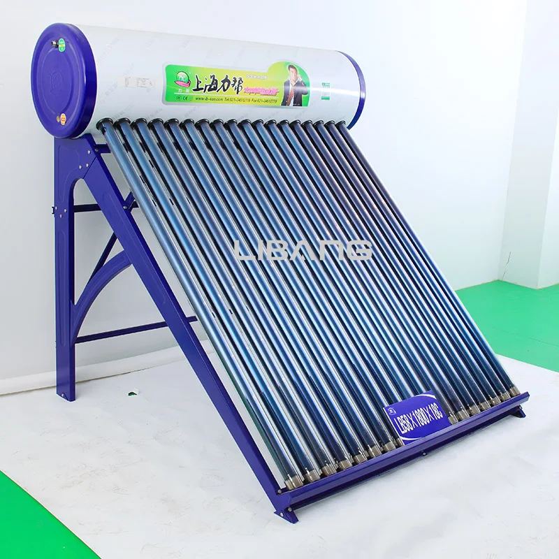 100 Liter Glass Tube Heating Solar Collector Non-pressurized Solar ...