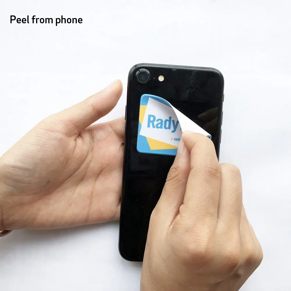 Free Sample Custom Print Mobile Phone Screen Cleaner Sticker - Buy ...
