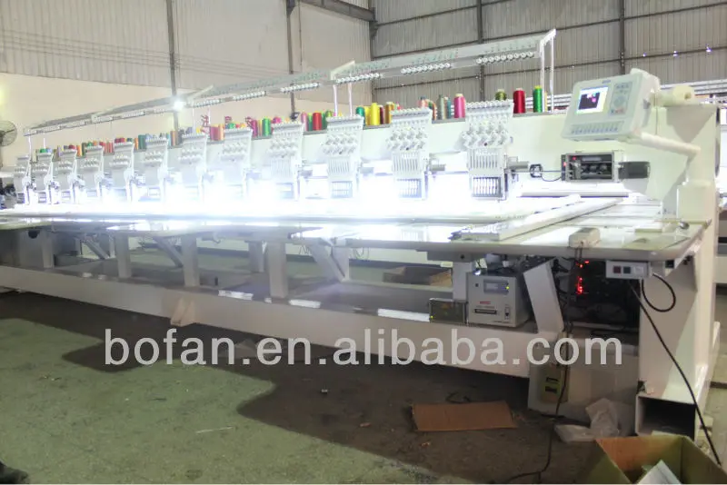 6 Needles 18 Heads Tufting Computer Embroidery Machine for Sale