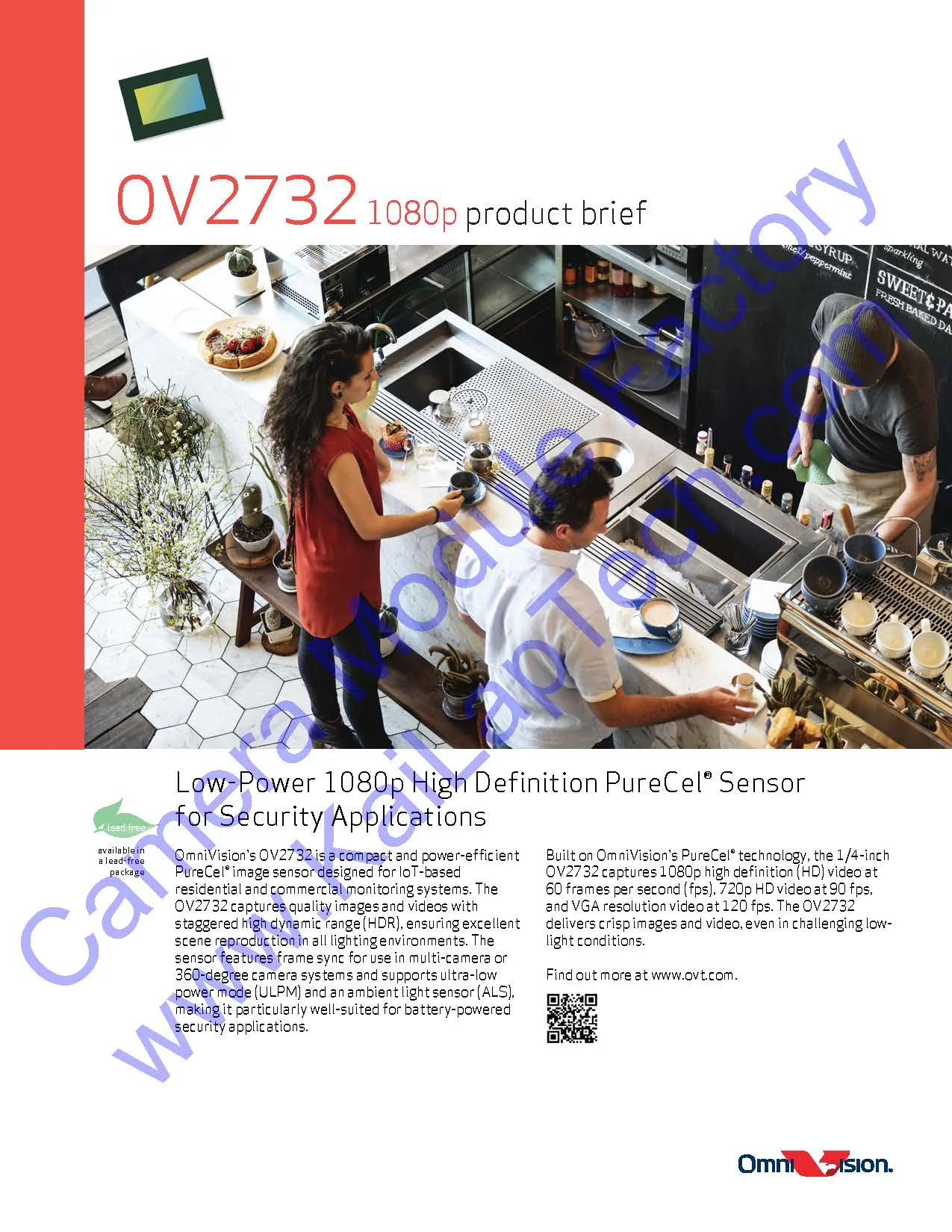 Omnivision Ov2732 Mipi And Dvp Parallel Interface Fixed Focus 2mp ...