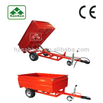 Small Farm Trailer,Box Trailer For Tractor,Hydraulic Dump Trailer 1 ...