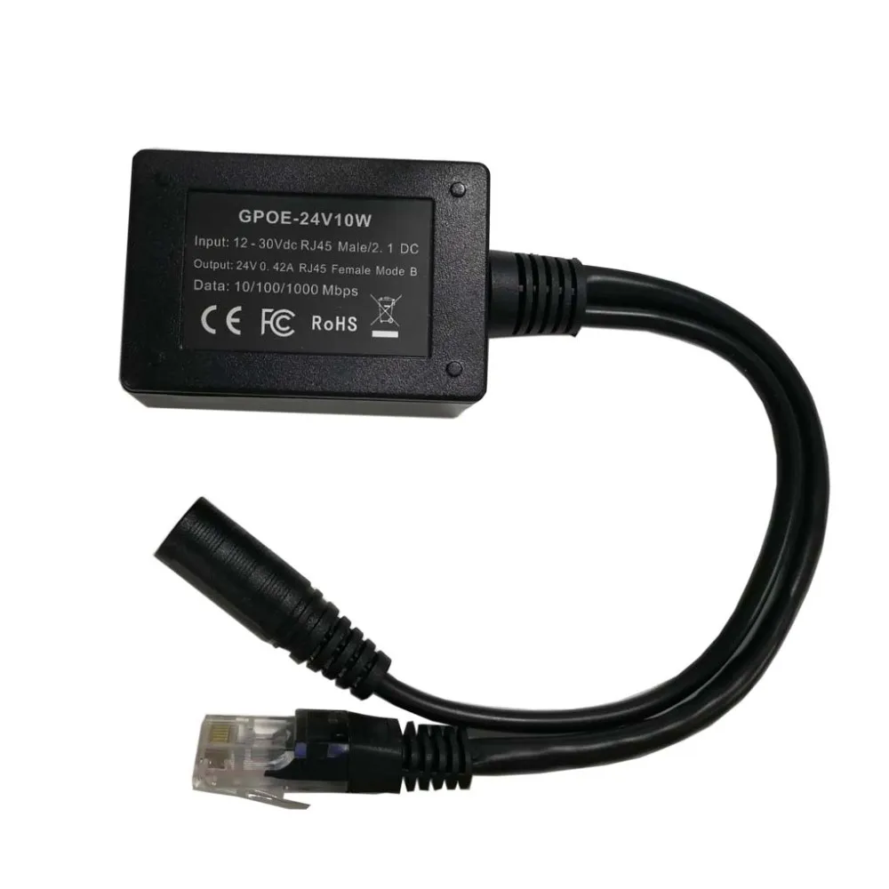 24volt Poe Injector Convert 12v To 24v For Mikrotik/ubnt Product From ...