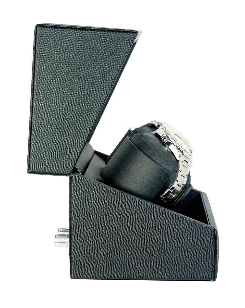 Eu Market Customized Logo Factory Wholesale Leather Single Watch Winder ...