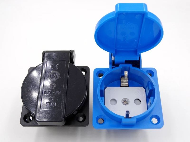 Safe and Reliable: 16A 250V IP44 Schuko Waterproof Socket