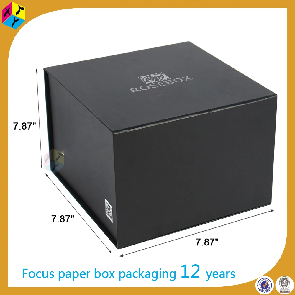 Elegant Luxury Matte Black Custom Design Snapback Hats Box - Buy Custom ...