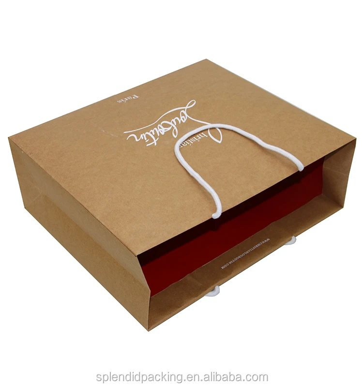 Japanese Style Bottom Folding Coated Paper Gift Bag