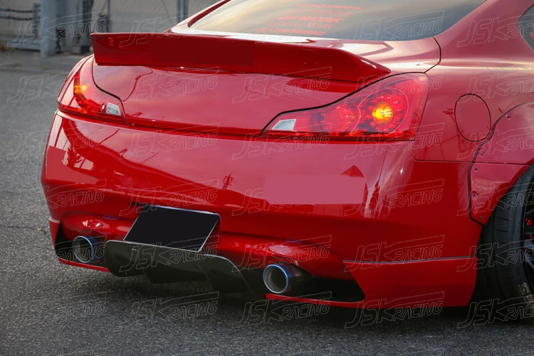 LB STYLE CARBON FIBER REAR SPOILER WING for 2008-2015 INFINITI G37 Q60 ...