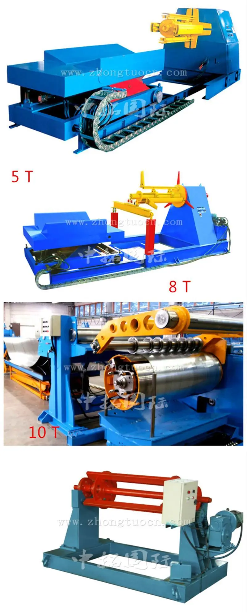 Wheels Equipped Sheet Metal Decoiler/uncoiler For Press Machine - Buy ...