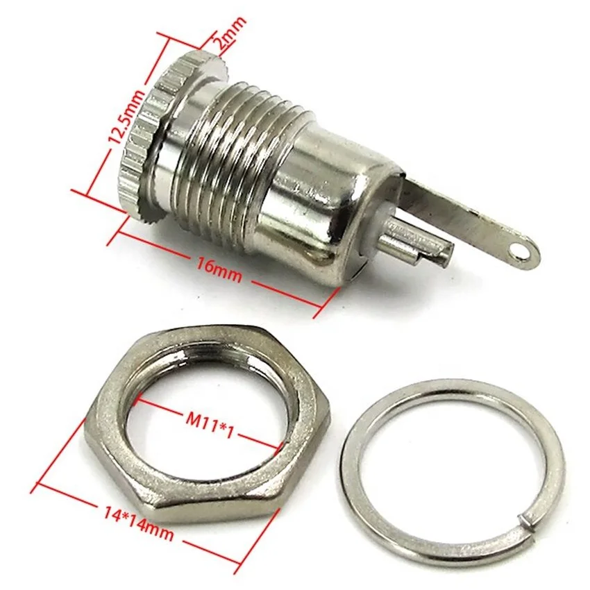 Professional Connector Oem Factory 5v 12v 24v Dc-022b 1.3 2.0 Pin Dc ...