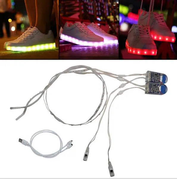 Best Selling Led Shoe Strip Usb 1pair 0.6mx2 Led Lighting Strip Rgb ...