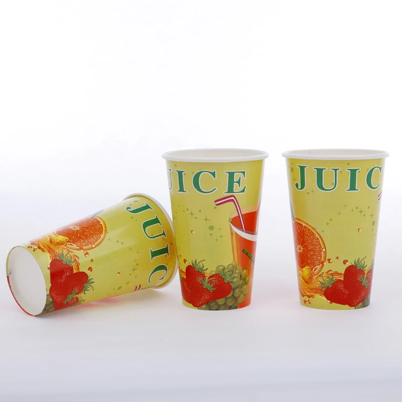 Pe Coated Soda Cold Drinks Single Wall Party Paper Cups For Coffee Or ...