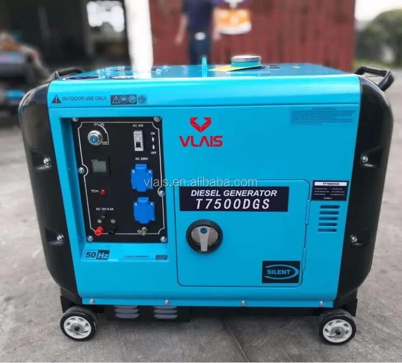 Silent Type Portable Diesel Inverter Generator - 5KW Vlais