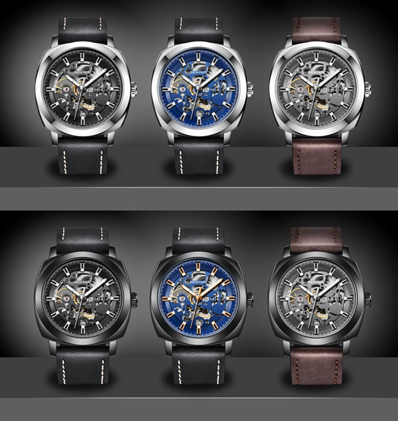 BENYAR Reloj Hombre - Luxury Watches with Automatic Mechanical Movement