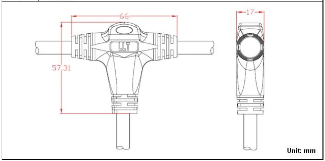 Waterproof T Connector 3-Way Wire Splitter - IP65 Certified