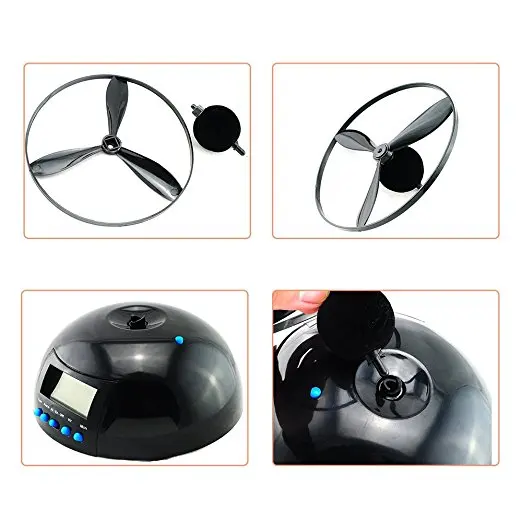 Zogifts 2019 Flying Helicopter Novelty Alarm Clock Crazy Ufo Propeller ...